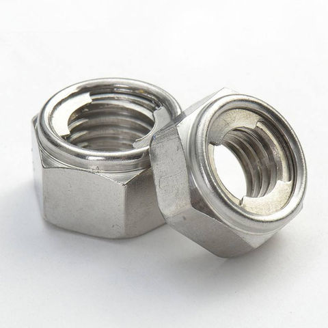 304 316 Stainless Steel Self Lock Nut DIN980, Stainless Steel Self Lock ...