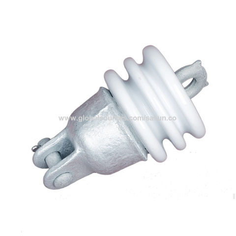 Electric Line Fittings electric Porcelain Spool Insulator for Voltage ...