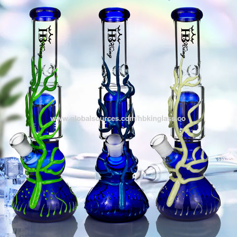 Buy China Wholesale Hbking Hand Draw Nigh Luminus Ball Base Bong & Hand ...