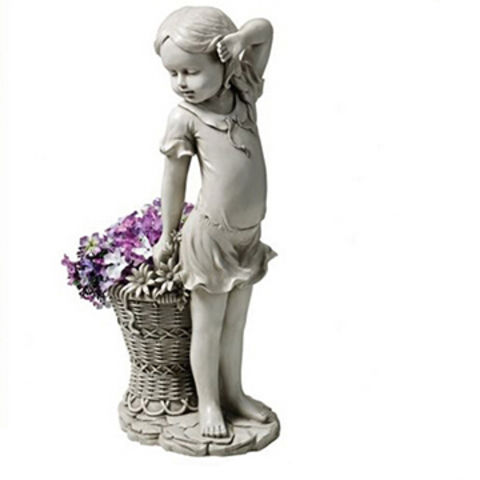 Polyresin Child Garden Crafts, Customized Designs and Colors Welcomed ...
