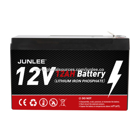 LFP battery cell 12V 12Ah LiFePO4 rechargeable lithium battery 12V for ...