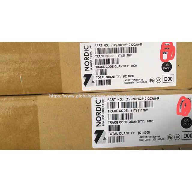 NRF52810-QCAA-R Nordic IC RF TXRX+MCU BLUETOOTH 48VFQFN RF Transceiver ...