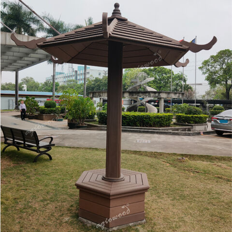 Buy Wholesale China Single-arm Pavilion / Gazebo - Wood + Pp Composite ...