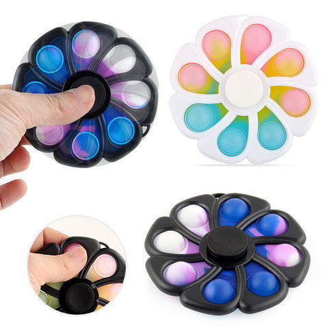 Fidget Toys High Speed Spinning Stress Relieve Push Bubble Fidget ...