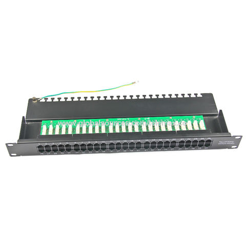 Buy Wholesale China 1u 19'' Cat.3 Rj45 Telephone Patch Panel 50 Ports ...