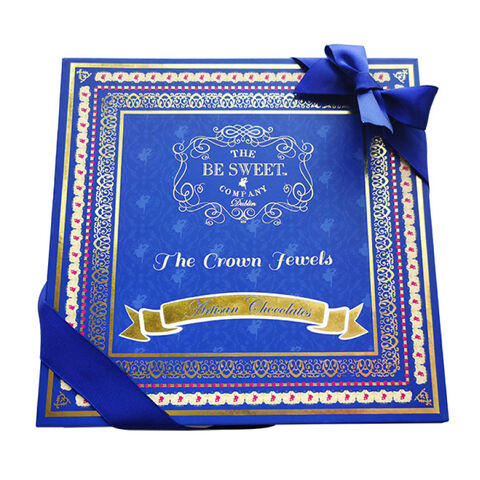 Buy Wholesale China Blue Luxury Chocolate Box With Custom Logo Lid Base ...