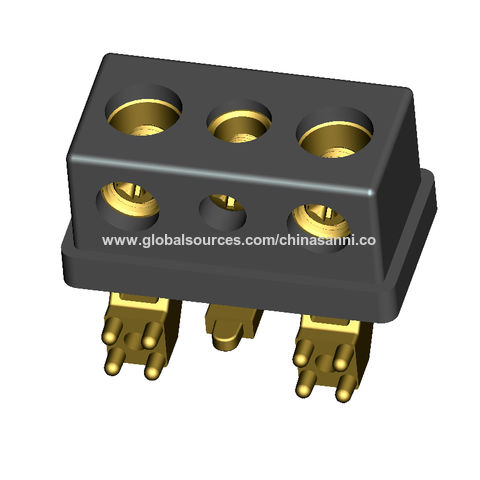 3 position PCB Mounting Barrier Terminal Block, Terminal Blocks Power ...