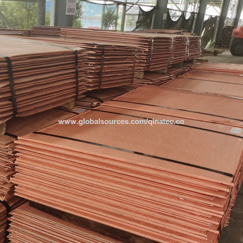 Buy Wholesale China Copper Plates, Cathode Copper High Purity 99.9% ...