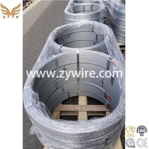 High Tension Stranded Steel Wire Galvanized Steel Wire Strand, steel ...