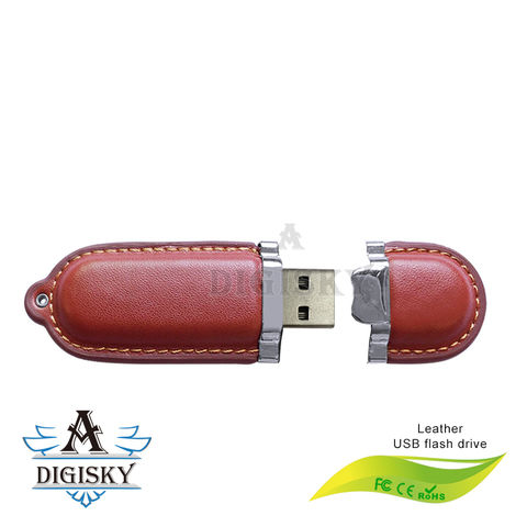 Buy Wholesale China Customized Logo Leather Usb Flash Drive,smart Size ...