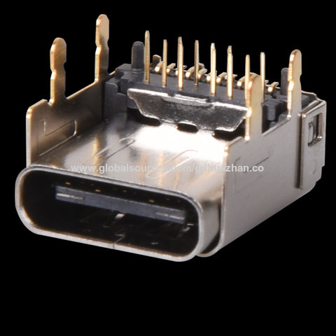 Buy Wholesale China Usb Type C Connector Female Front Insert,back Paste ...