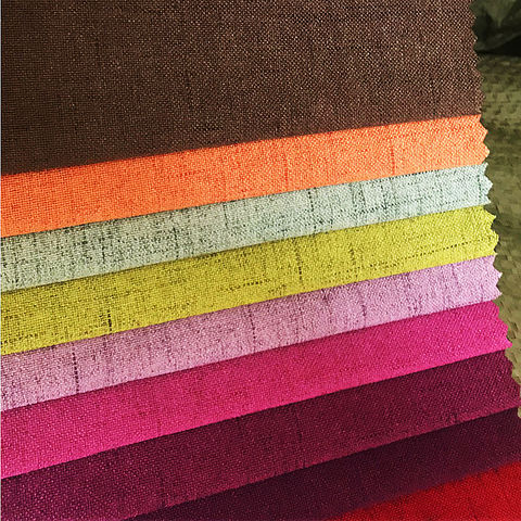 Buy Wholesale China Dwl04 100% Polyester Linen Sofa Upholstery Fabric ...