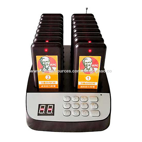 Buy Wholesale China Easy Operation Wireless Queue Buzzer Restaurant ...