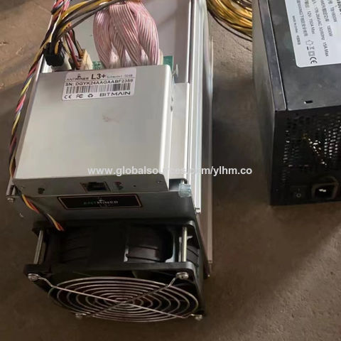 Antminer L3+ (504Mh) from Bitmain mining Scrypt algorithm with a ...