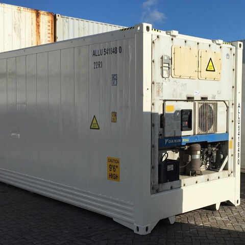 Used 20ft Reefer Container, food and storage containers containers ...
