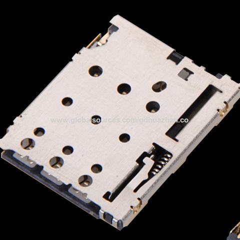 Buy Wholesale China Nano Push Card Slot Connector, 6pin, H=1.25mm ...