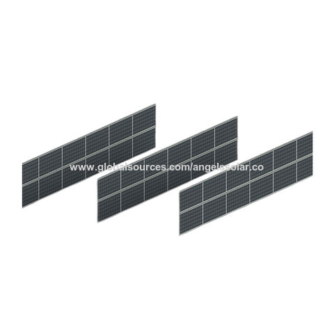 Vertical Bifacial Pv Steel Solar Panel Mounting Pv Structure C Shaped ...