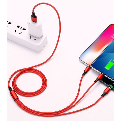 Buy Wholesale China Durable Data 3 In 1 Fast Usb Charging Cable ...