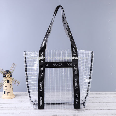 Buy Wholesale Taiwan Heavy Duty Pvc Handbag, Fashion Lattice ...