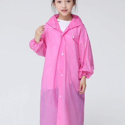 Buy Wholesale China Eva Transparent Fashion Frosted Child Raincoat Girl And Boy Rainwear Outdoor ...