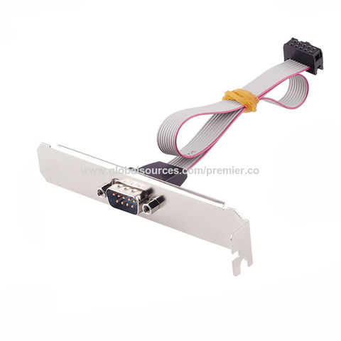 DB9 to 10 Pin Motherboard Header Cable, Serial IDC Cable DB9 to Header ...
