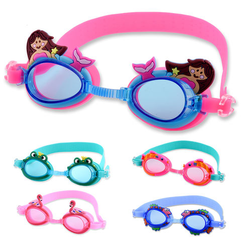 Kids Swimming Goggle Cartoon HD Cute Waterproof Anti-fog Swimming ...