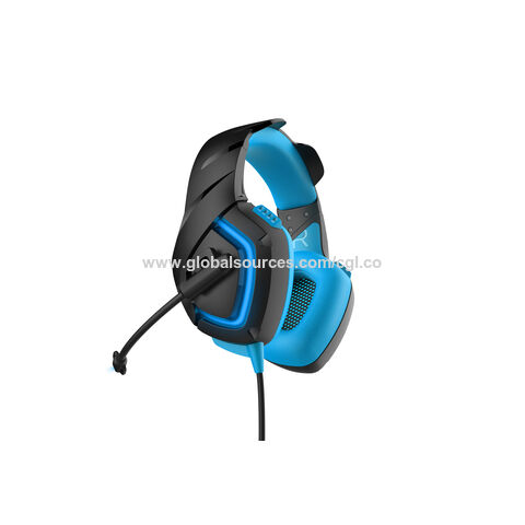 Buy Wholesale China Blue Gaming Headset Wired Gamer Headset Stereo ...