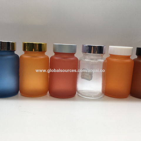 Buy Wholesale China Colored Vitamin Bottle 100ml Capsule Bottle Wide ...