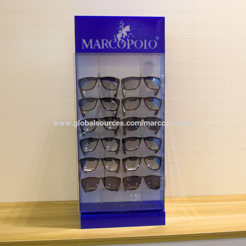 Factory 24 Pairs Rotating LED Acrylic Sunglasses Display Case, optical ...