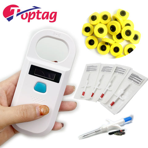 Buy Wholesale China Toptag Small Portable 134.2khz Animal Ear Tag ...