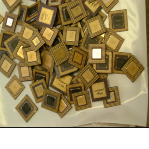 CERAMIC CPU PROCESSOR SCRAPS, Computer CPU Processor Aluminum Tense ...