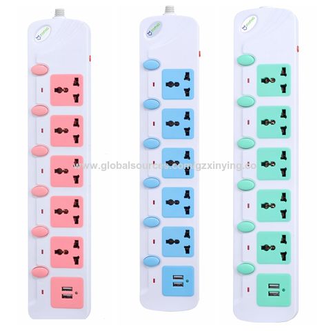 New Fancy USB Power Extension Socket Smart Socket 5-way Power Strip ...