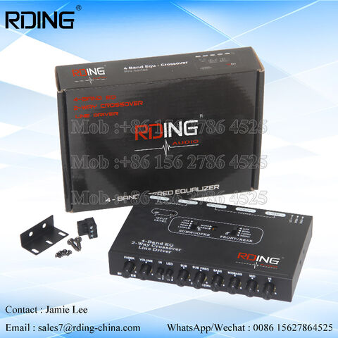 4-band Equalizer built in 2-way crossover 7007 line driver 4-band EQ ...