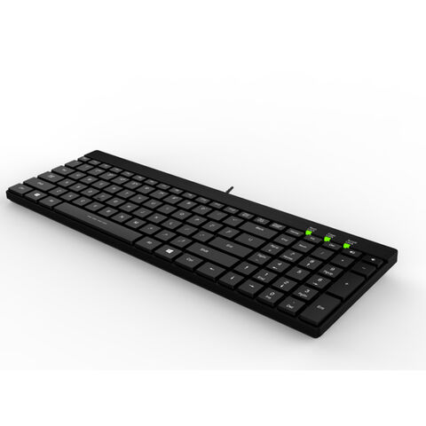 Buy Wholesale China Wired Keyboard Slim Compact Office Silent Keys For ...