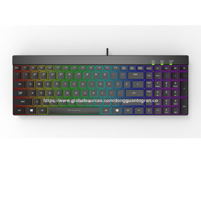 Buy Wholesale China Wired Slim Compact Silent Keyboard For Computer ...