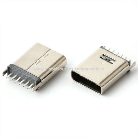 Buy Wholesale China C-type Connector Type-c 6p Vertical 10.5 Type-c 6p Usb Connector Usb C ...