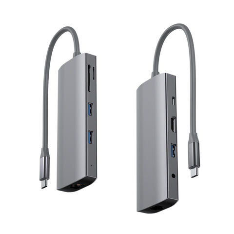 Usb C Docking Station 4k Hdmi Multi 9 In 1 Port Ethernet Adapter Type C ...
