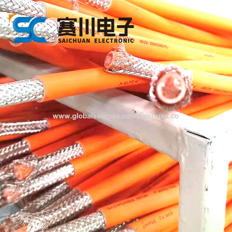 High Voltage Power Cables 2*2.5mm² Shielded AC/DC 1000V/1500V ...