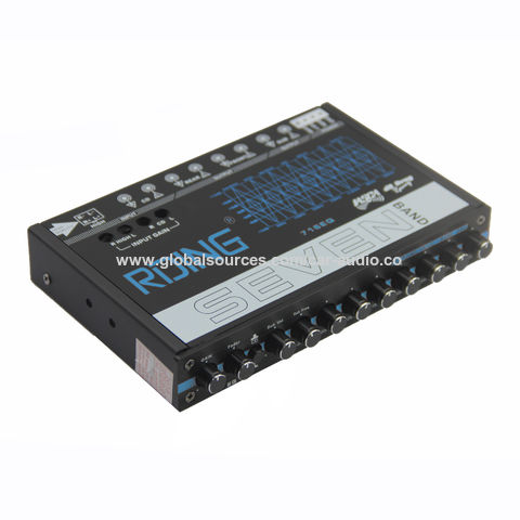 7-Band Pre Amp Equalizer Car Audio EQ Automobile Pre Amp, car audio pre ...