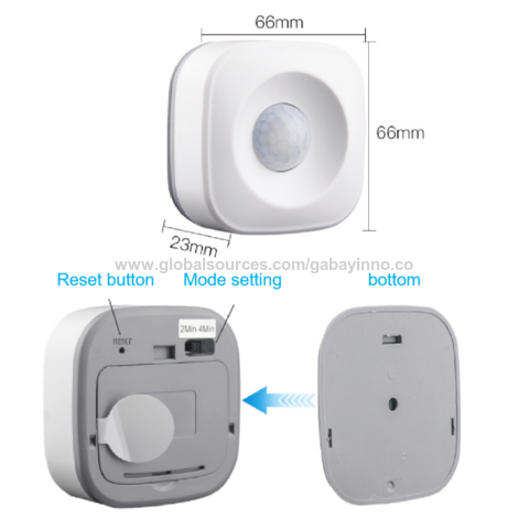 Wireless PIR Detectors WIFI Smart Infrared Sensor Work with Alexa and ...