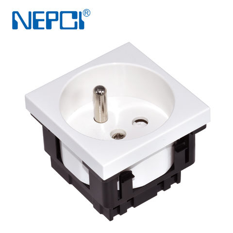 Buy Wholesale China French Socket Module 45x45mm & French Socket Module ...