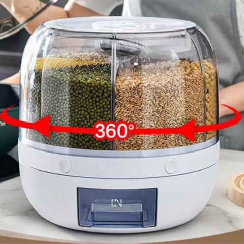 Bulk Buy China Wholesale Rotating Rice Bucket Insect Moisture Proof ...