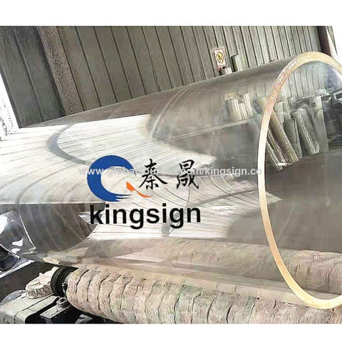 Kingsign® High quality transparent acrylic tube with high transparency ...