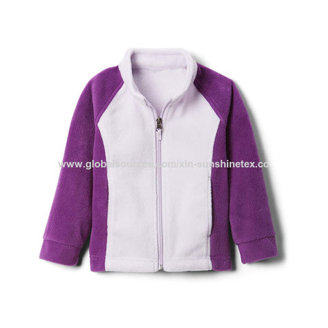 New children girls polar fleece jacket kids casual outerwear clothing ...