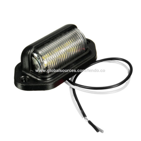 Number Plate Light Waterproof 12-24V Truck License Car For Motorcycle ...