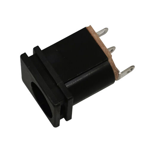 DC Power Jack DIP Thre-pin vertical plug-in fireproof and flame ...
