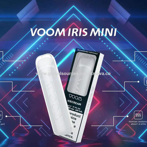 ITSUWA 022 VOOM 600 puffs 2ml 2 IRIS MINI Dual Color Plastic Disposable ...