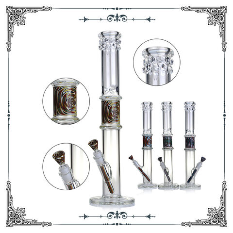 Buy Wholesale China Phoenix 18 Inches American Color Rod 8 Tree Arms Glass Bongs Straight Glass ...
