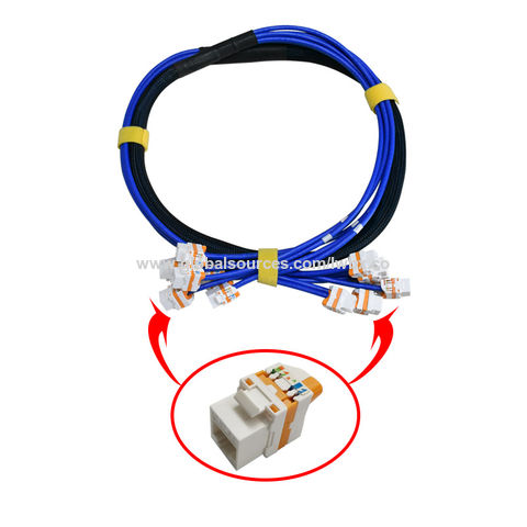 UTP CAT5E/CAT6/CAT6A Patch Cord Keystone Jack Networking Cable, CAT6A ...