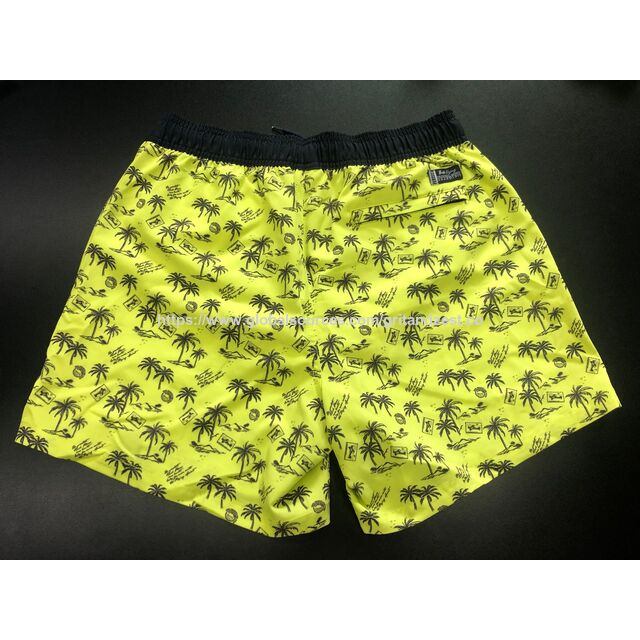Buy Wholesale China Newly Men's Swim Short Contrasted Waistband With ...